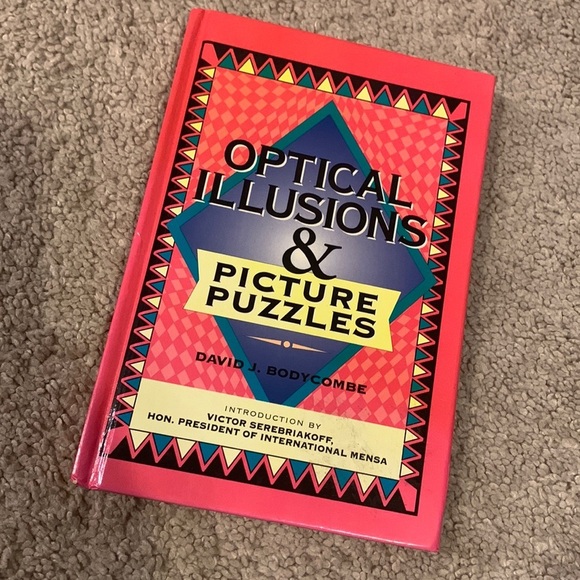 book | Other | Optical Illusions Picture Puzzle Book | Poshmark